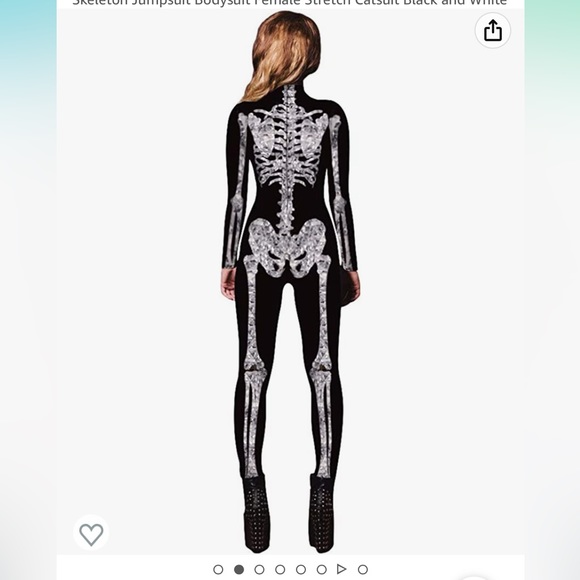Pants & Jumpsuits | New Diamond Skeleton Unitard Halloween Costume Sexy ...